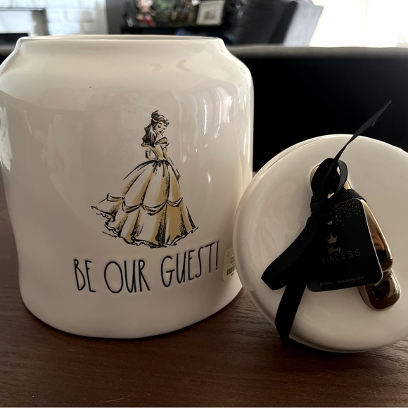 Rae Dunn | Kitchen | Beauty The Beast Cookie Jar Rae Dunn Princess ...